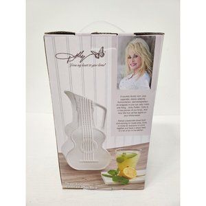 Dolly Parton | Dining | Dolly Parton Guitar Shaped White Pitcher 78oz ...